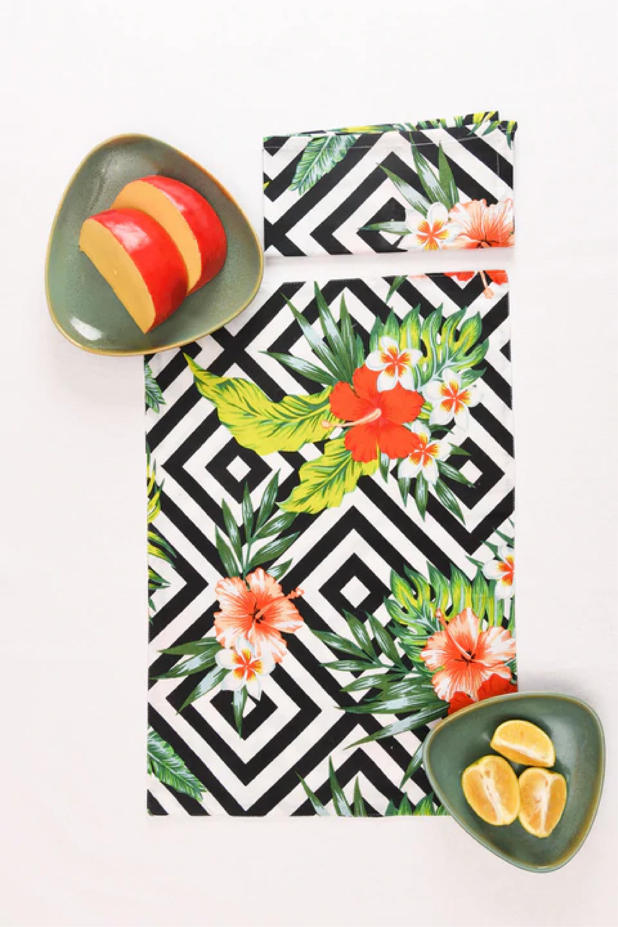 Tropical Vibes - Place Mat & Napkin Set of 12