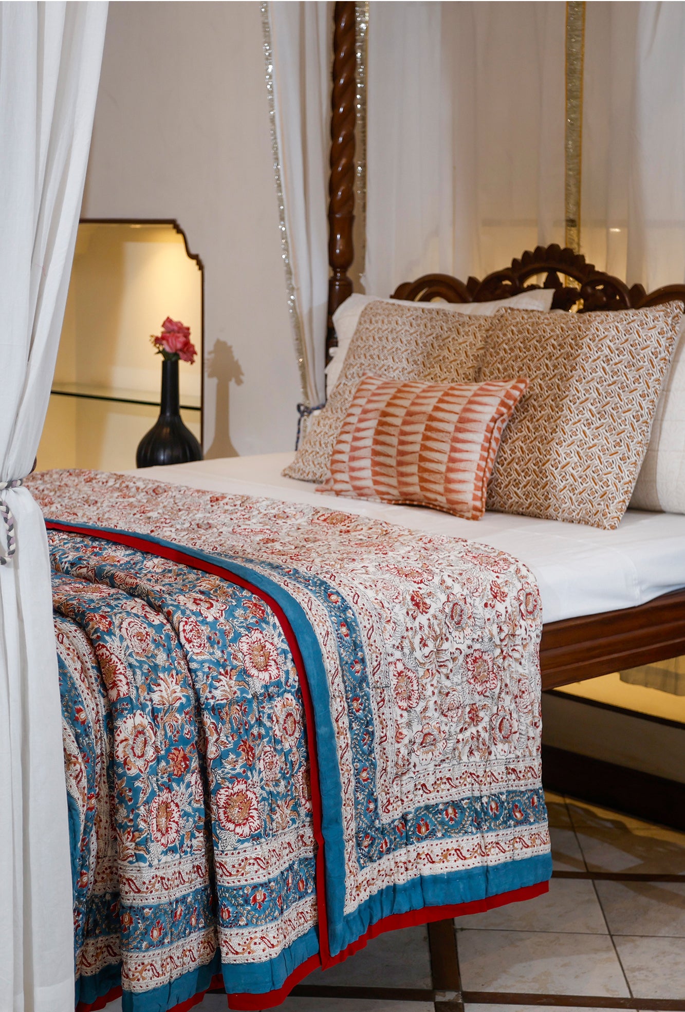 Quilt Marigold Blue